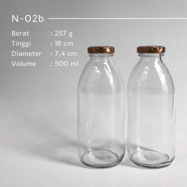 Botol Kaca 300ml & 500ml - Tokyo Twist - Kaca Dimana Mana