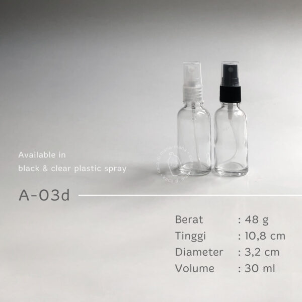 Botol Kaca PP Spray - Kaca Dimana Mana