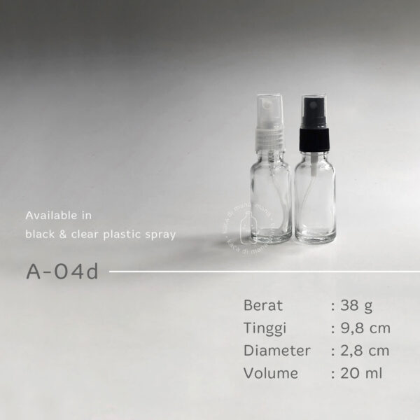 Botol Kaca PP Spray - Kaca Dimana Mana