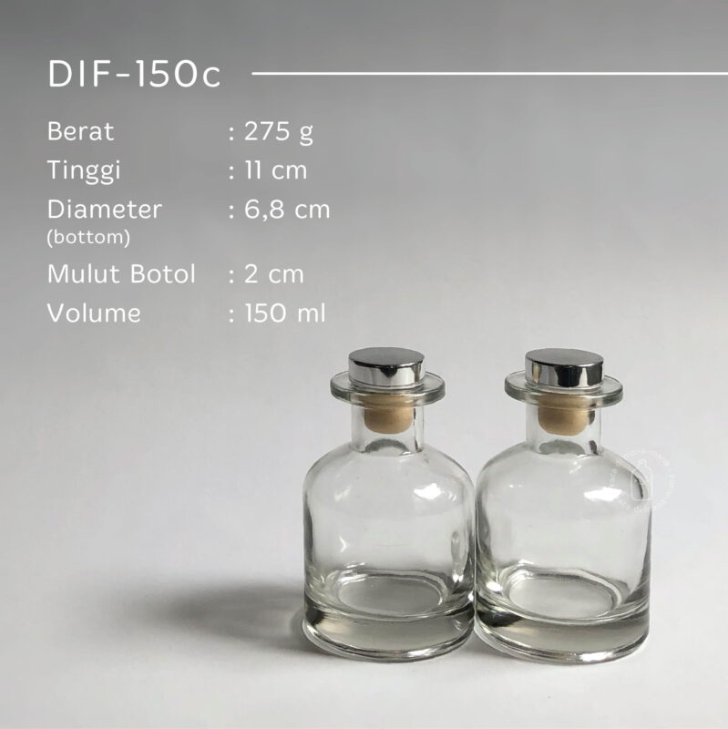 Botol Kaca Diffuser Amber & Clear - Kaca Dimana Mana