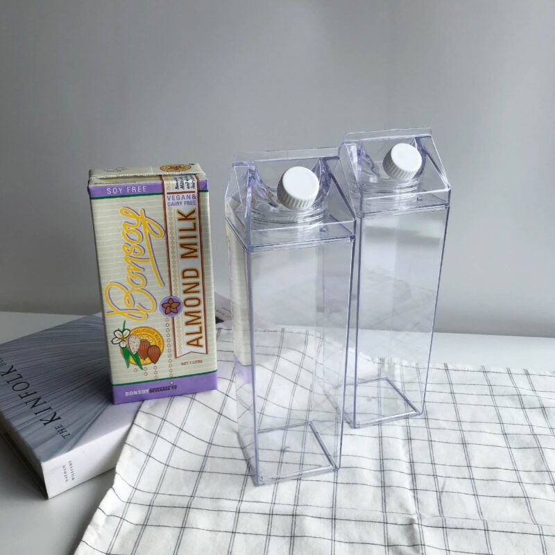 Botol susu plastik pitcher 1 liter - Milk Carton Plastic 1 liter - Kaca ...