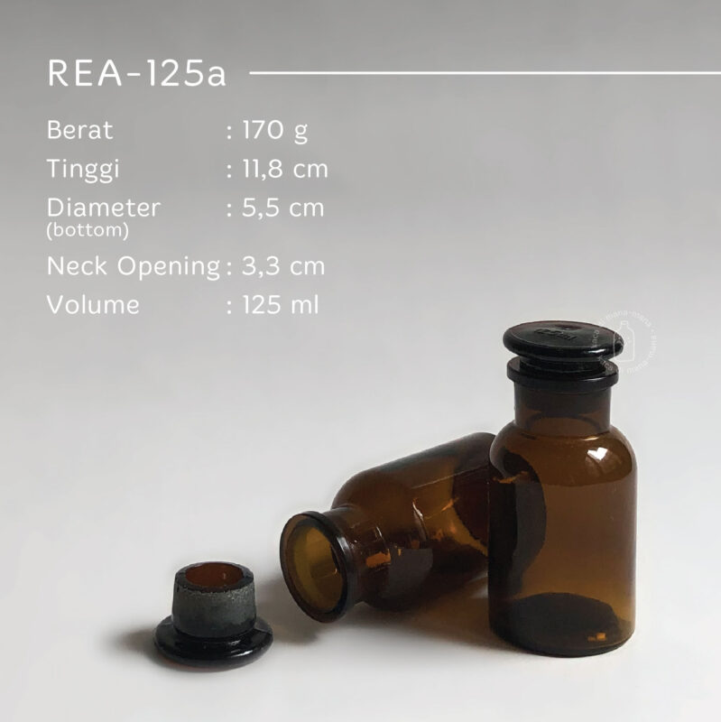 Botol Kaca Reagant Amber & Clear - Reagant Glass Bottle - Kaca Dimana Mana