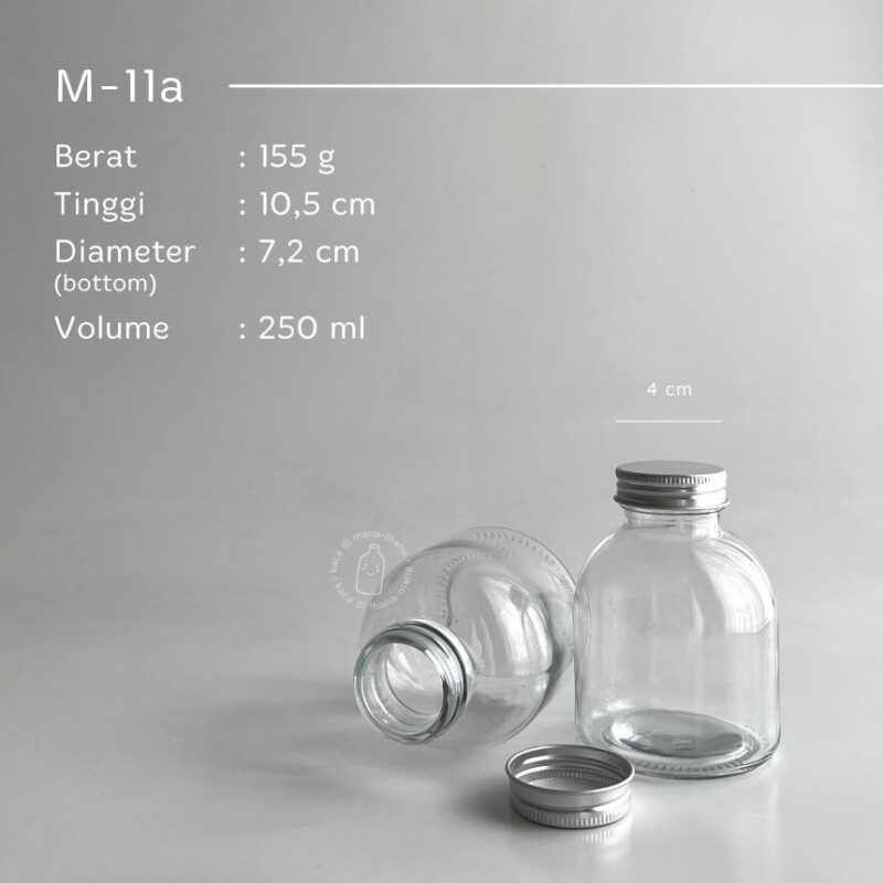 Botol kaca CHUBBY estetik aesthetic 250ml 350ml - botol juice kopi ...