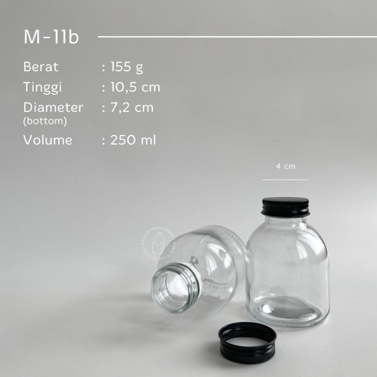 Botol kaca CHUBBY estetik aesthetic 250ml 350ml - botol juice kopi ...