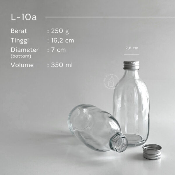 Botol kaca TEARDROP estetik aesthetic 250ml, 350ml & 500ml - botol ...