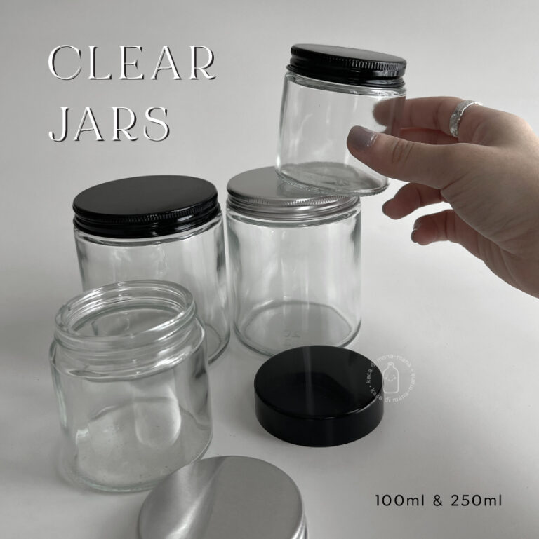 Toples kaca clear estetik - Aesthetic Clear glass Jar - Kaca Dimana Mana